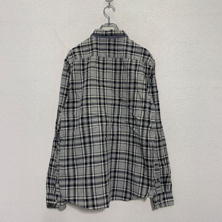 TOMMY HILFIGER 長袖 チェック シャツ M グレー ネイビー トミーヒルフィガー ボタンダウン ロゴ 古着卸 アメリカ仕入 a602-5869 : 古着屋DEN ヤフー ...