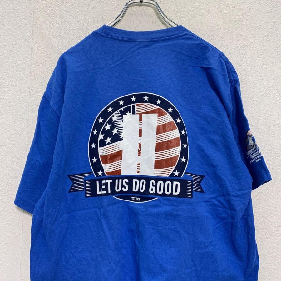 PORT&COMPANY 半袖 プリントTシャツ L ブルー シルバー USA製 袖プリント バックプリント 星条旗 古着卸 アメリカ仕入 a603-6802 : a603-6802 : 古着 ...