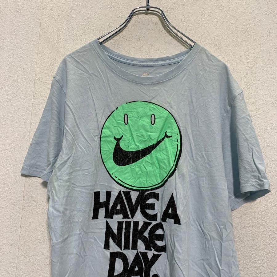 NIKE 半袖 プリントTシャツ L ライトブルー ナイキ クルーネック スマイル 古着卸 アメリカ仕入 a603-6911 :a603-6911:古着屋DEN ヤフーショッピング店 - 通販 ...