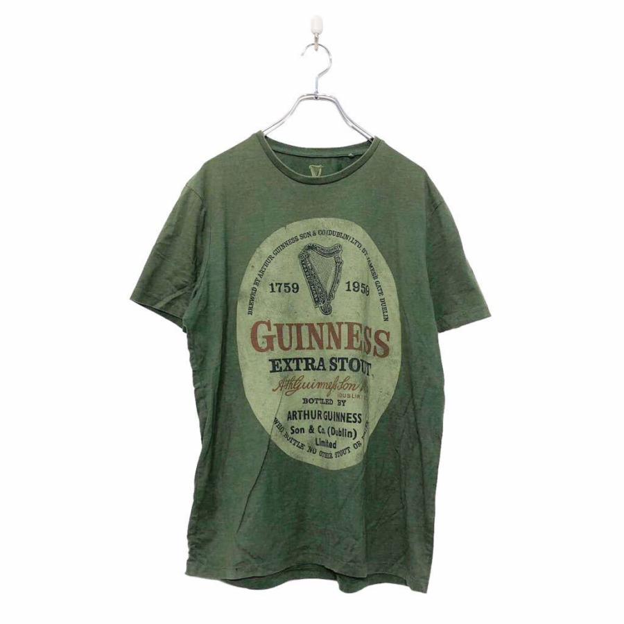 GUINNESS 半袖 ロゴ Tシャツ ギネス L~ グリーン プリント クルーネック 古着卸 アメリカ仕入 a604-5616 : 古着屋DEN ヤフーショッピング店 - 通販 ...