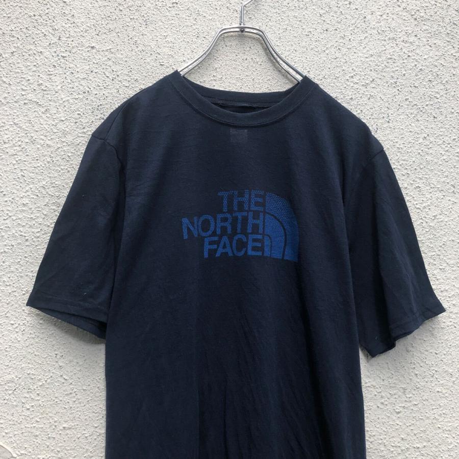 THE NORTH FACE 半袖 ロゴ Tシャツ M ザノースフェイス ネイビー ブルー シンプル 古着卸 アメリカ仕入 a604-5788 : 古着屋DEN ヤフーショッピング店 - 通販 ...