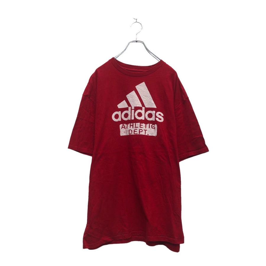 adidas 半袖 プリント Tシャツ XL アディダス レッド ホワイト クルーネック ビッグサイズ 古着卸 アメリカ仕入 a604-5992 : 古着屋DEN ヤフーショッピング店 ...