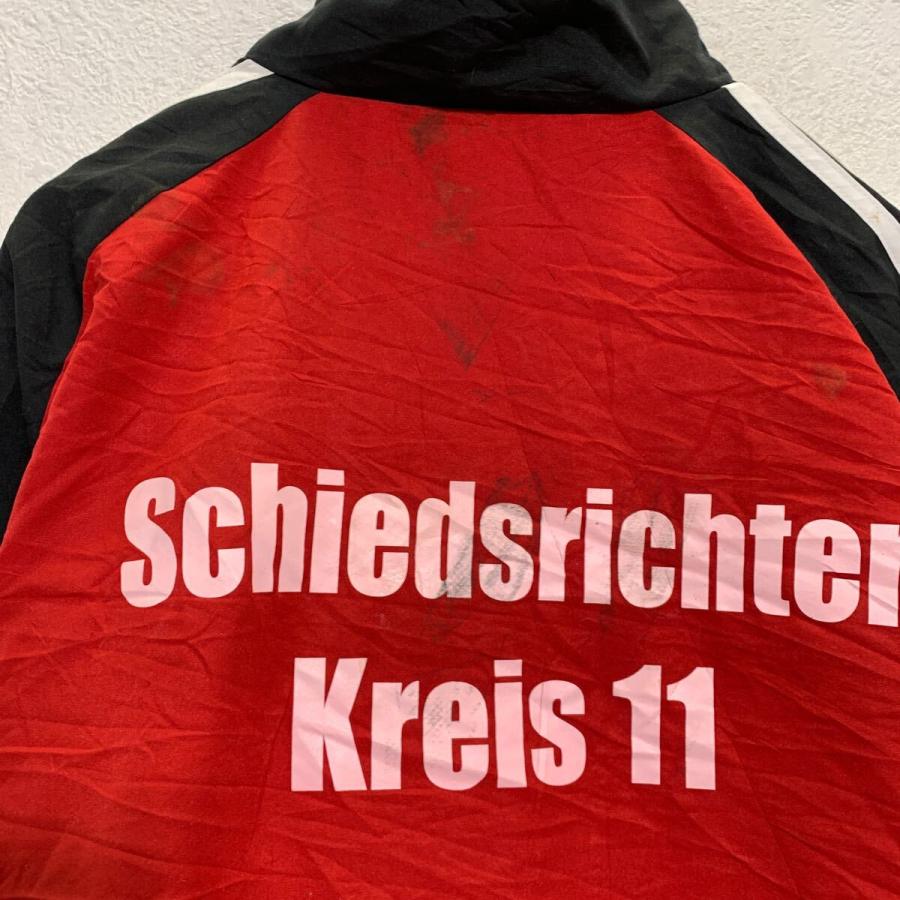 adidas ジップアップ ナイロンジャケット XL〜 ブラック レッド アディダス バックプリント ポリエステル 古着卸 アメリカ仕入 a604-6071 : 古着屋DEN ヤフー ...