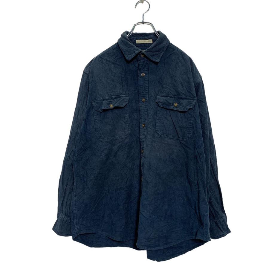 Levi's 長袖 無地 ネルシャツ L ネイビー リーバイス ダブルポケット シンプル 古着卸 アメリカ仕入 a604-6302 : 古着屋DEN ヤフーショッピング店 - 通販 ...