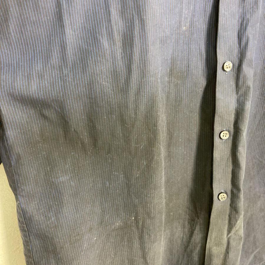 Calvin Klein 長袖 ストライプシャツ L ブラック ブルー カルバン・クライン スリムフィット 古着卸 アメリカ仕入 a604-6861 : 古着屋DEN ヤフーショッピング店 ...