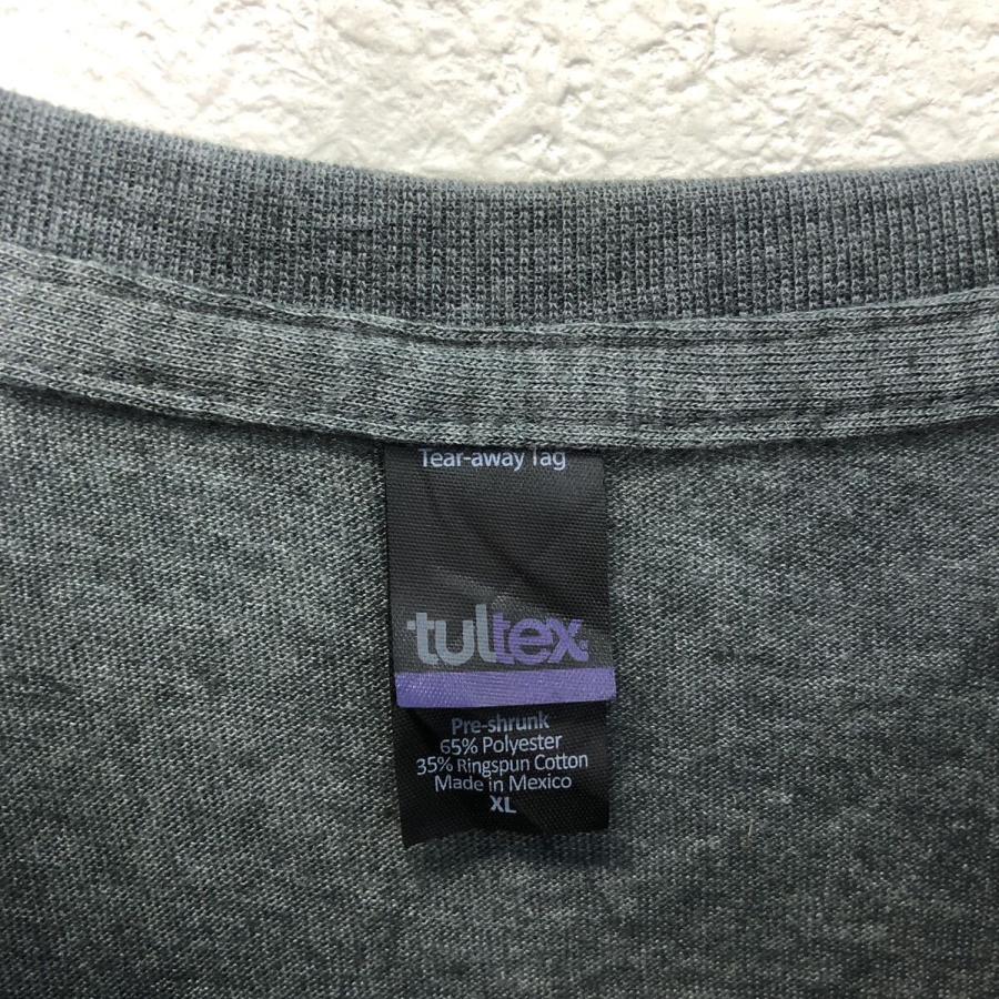 tultex 半袖 プリント Tシャツ タルテックス XL ダークグレー ビッグサイズ バックプリント クルーネック 古着卸 アメリカ仕入 a605-6760 :a605-6760:古着屋 ...
