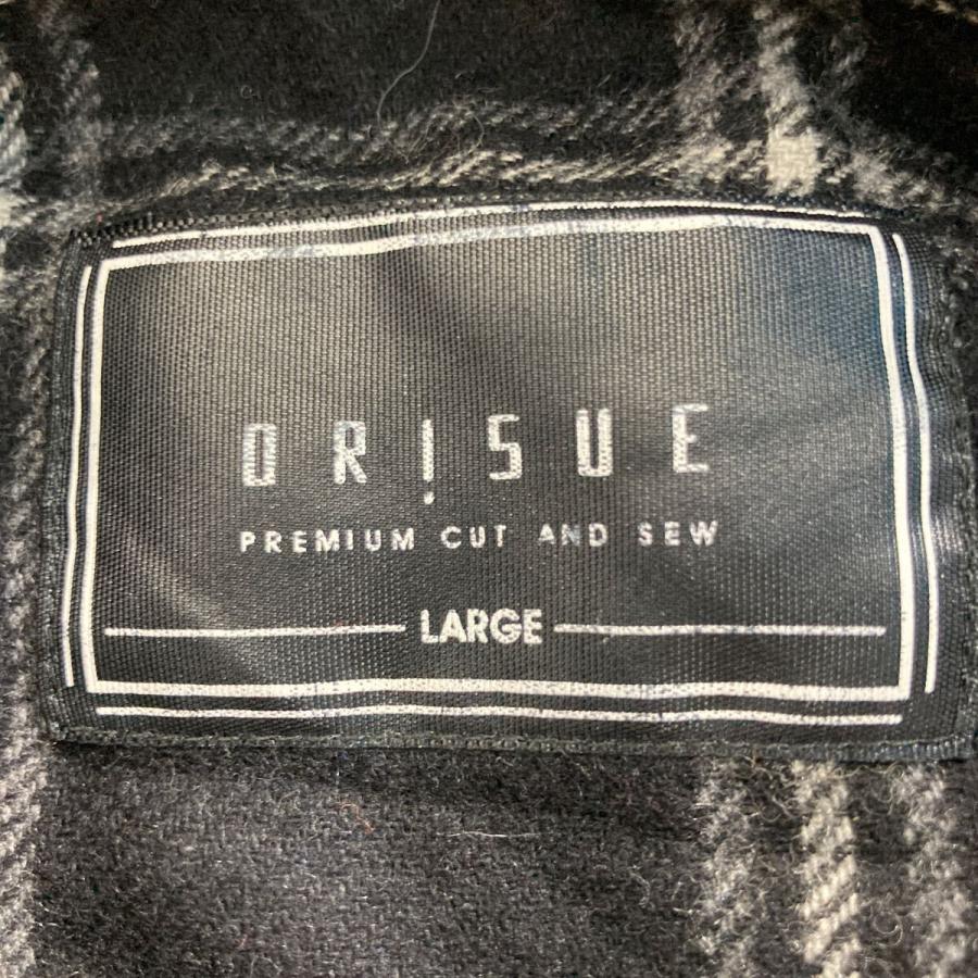 ORISUE 長袖 チェック ネルシャツ L ブラック ホワイト グレー 古着卸 アメリカ仕入 a606-5013 : 古着屋DEN ヤフー ...