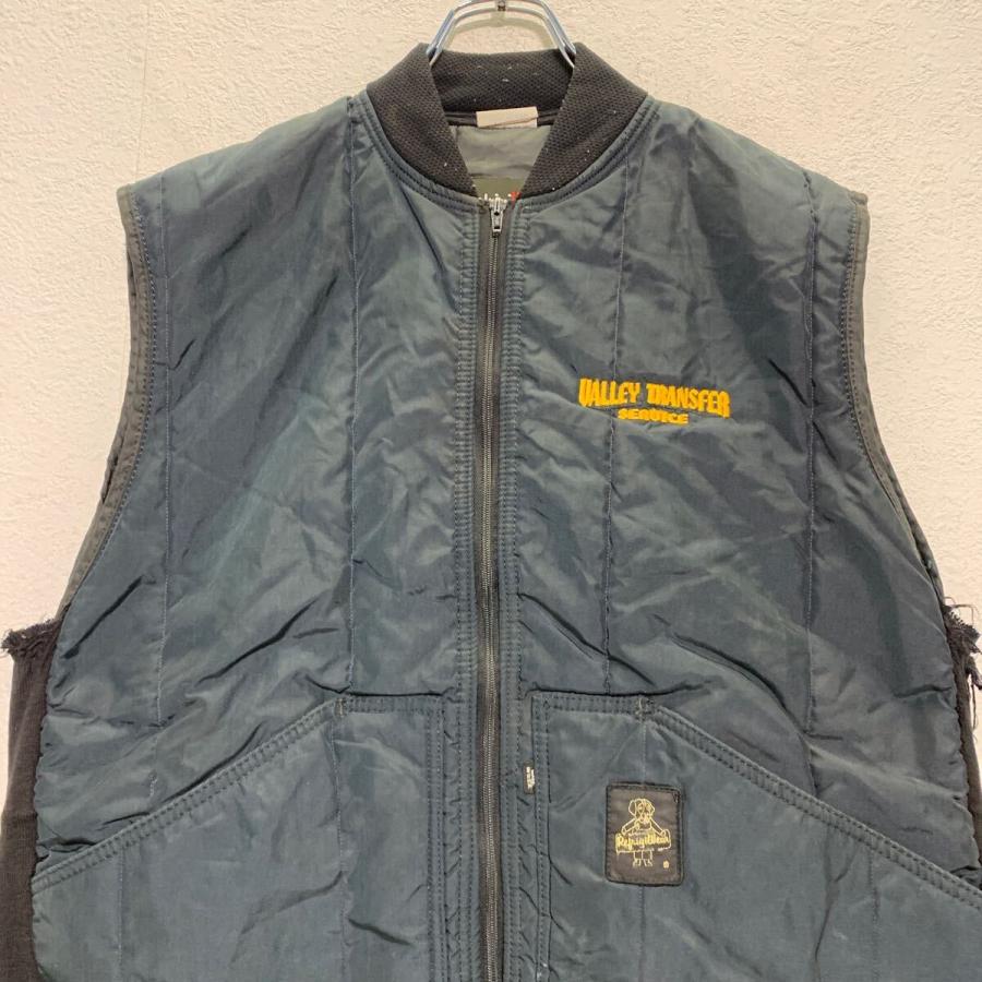 中綿 ジップアップ ナイロンベスト L ブラック USA製 刺繍ロゴ 古着卸 アメリカ仕入 a606-6211 : 古着屋DEN ヤフーショッピング店 - 通販 - Yahoo!ショッピング