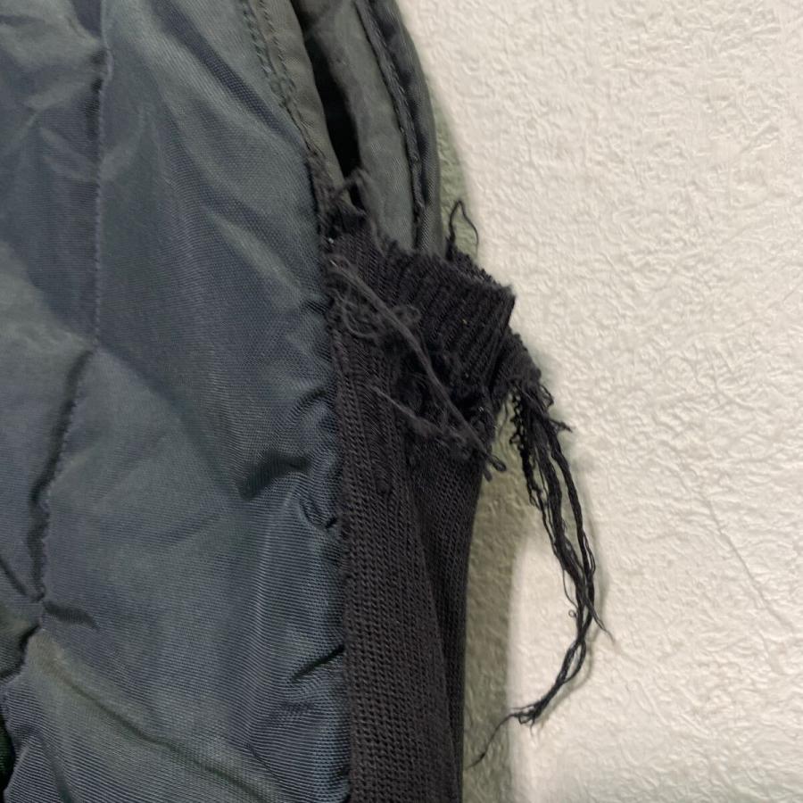 中綿 ジップアップ ナイロンベスト L ブラック USA製 刺繍ロゴ 古着卸 アメリカ仕入 a606-6211 : 古着屋DEN ヤフーショッピング店 - 通販 - Yahoo!ショッピング