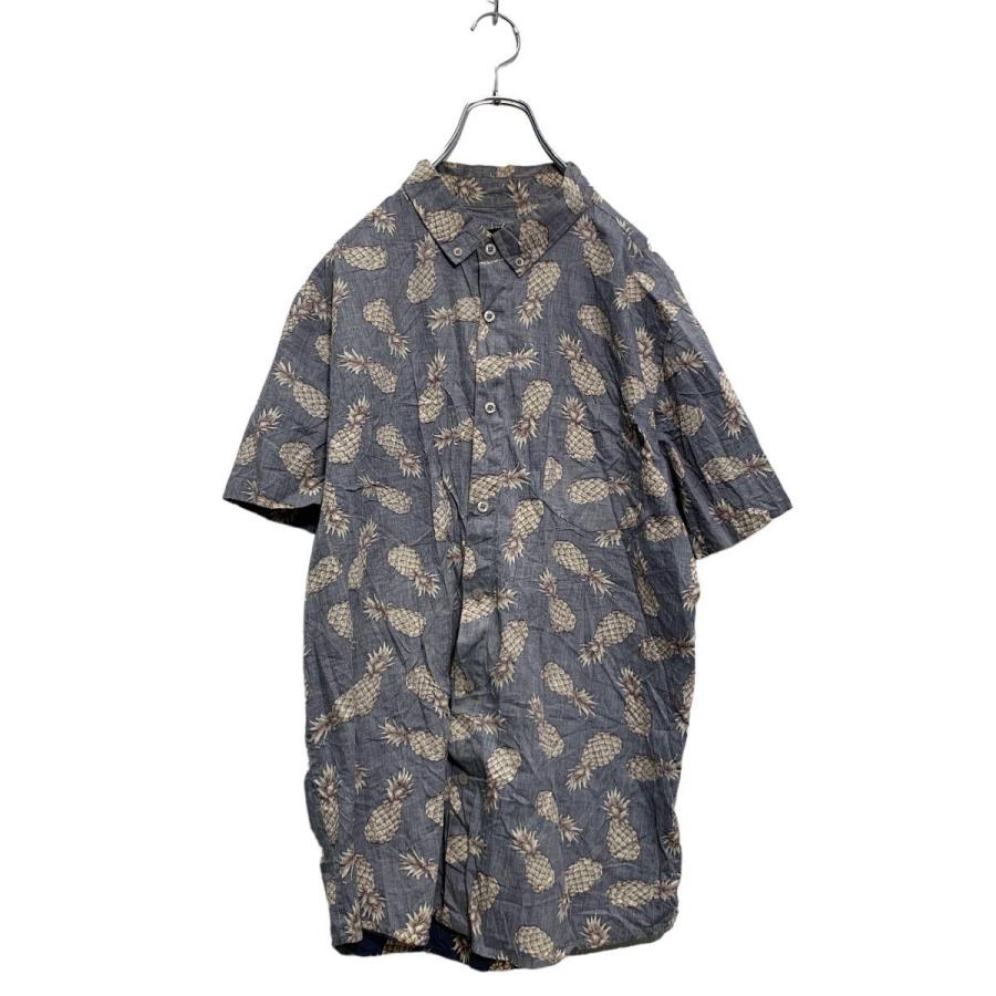 molokan 半袖 柄シャツXL グレー パイナップル柄 ビッグサイズ 胸ポケット トロピカル 古着卸 アメリカ仕入 a606-6307 : 古着屋DEN ヤフーショッピング店 - 通販 ...
