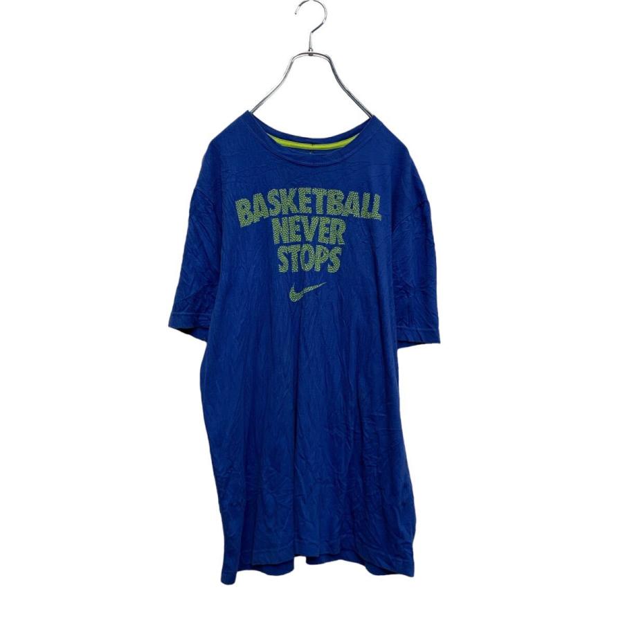 NIKE 半袖 プリントTシャツ L ブルー ナイキ クルーネック バスケットボール 古着卸 アメリカ仕入 a606-6332 : 古着屋DEN ヤフーショッピング店 - 通販 - Yahoo ...