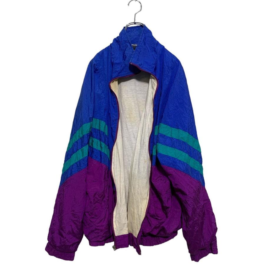 ジップアップ ナイロンジャケット XL ブルー グリーン パープル 切替 ビッグサイズ レトロ 古着卸 アメリカ仕入 a606-6550 : a606-6550 : 古着屋DEN ヤフー ...