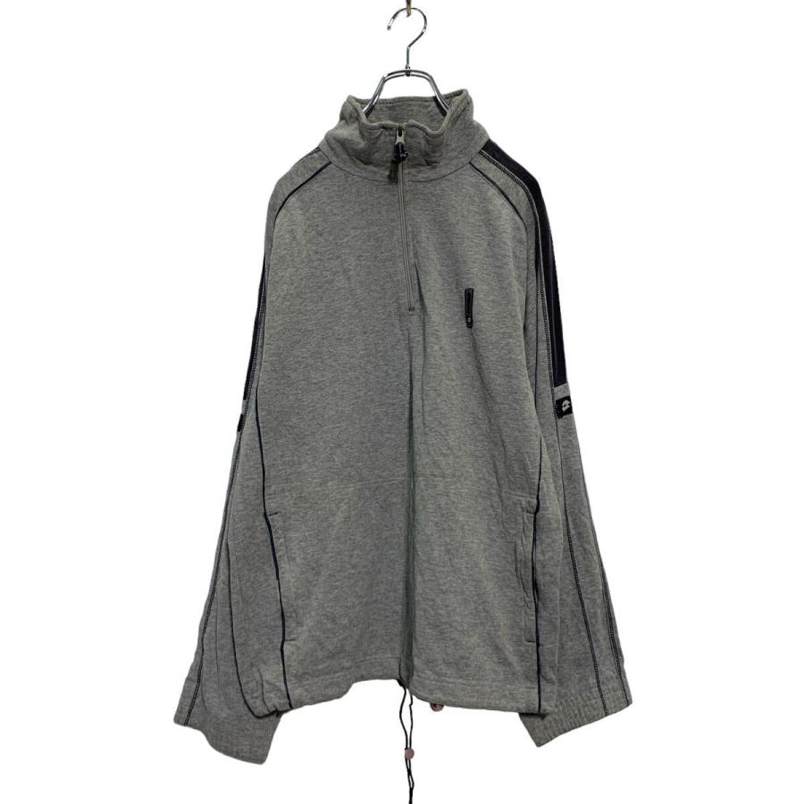 lotto ハーフジップ スウェット トレーナー XL グレー ロット スポーツウェア 裏パイル 古着卸 アメリカ仕入 a607-5936 :a607-5936:古着屋DEN ヤフー ...
