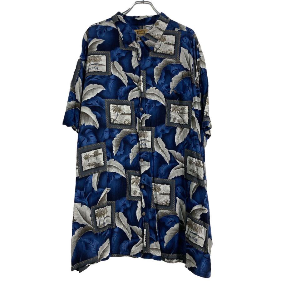 FOUNDRY 半袖 アロハシャツ 4XL ネイビー ビッグサイズ トロピカル レーヨン 古着卸 アメリカ仕入 a608-5469 : 古着屋DEN ヤフーショッピング店 - 通販 ...