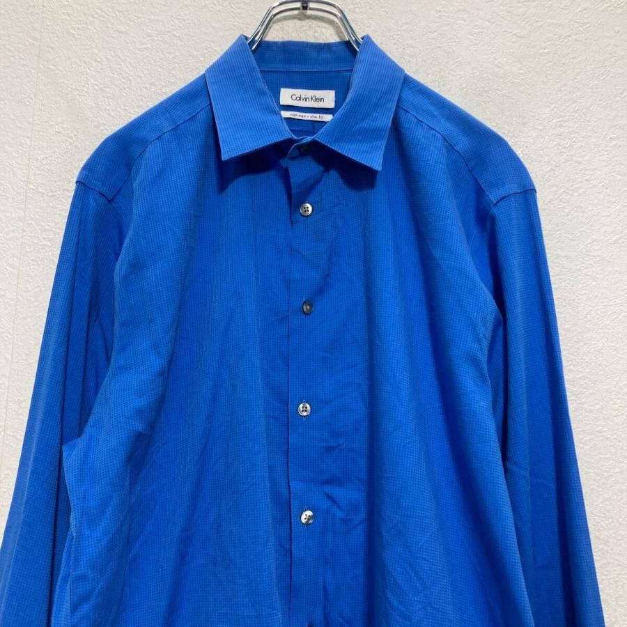 Calvin Klein 長袖 柄シャツ L ブルー カルバンクライン ドット柄 ノンアイロン スリムフィット 古着卸 アメリカ仕入 a609-5937 : a609-5937 : 古着屋 ...