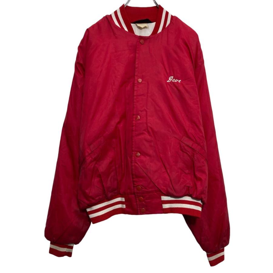 windless ナイロン スタジアム ジャケット L~ レッド ブルゾン バックプリント 撥水 古着卸 アメリカ仕入 a610-5650 : 古着屋DEN ヤフーショッピング店 - 通販 ...