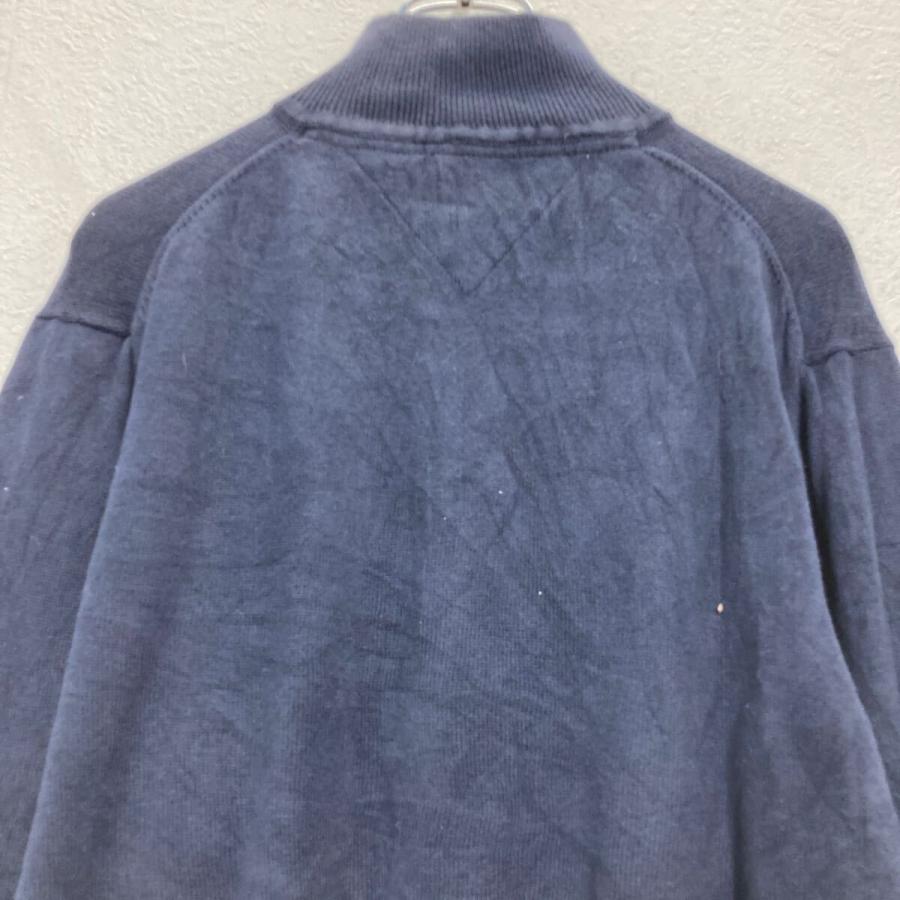 TOMMY HILFIGER ハーフジップ コットンニット セーター L ネイビー トミーヒルフィガー ワンポイントロゴ 古着卸 アメリカ仕入 a610-6551 : a610-6551 ...