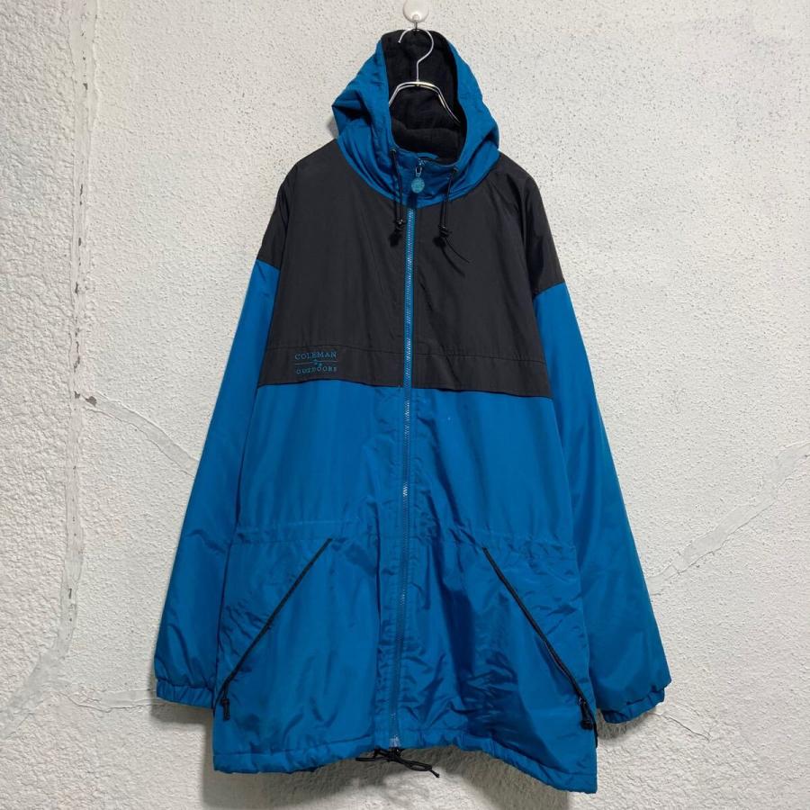 Coleman ナイロン ジャケット コールマン XL ブラック ブルー ビッグサイズ 防寒 古着卸 アメリカ仕入 a610-6802 : 古着屋DEN ヤフーショッピング店 - 通販 ...