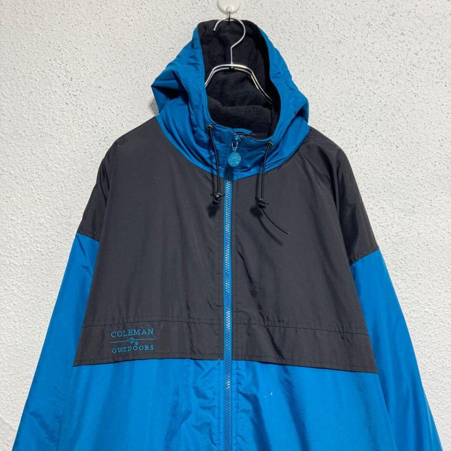 Coleman ナイロン ジャケット コールマン XL ブラック ブルー ビッグサイズ 防寒 古着卸 アメリカ仕入 a610-6802 : 古着屋DEN ヤフーショッピング店 - 通販 ...