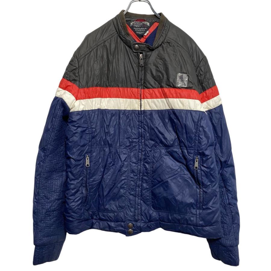 HILFIGER DENIM ナイロン ダウン ジャケット XL ブラック レッド ビッグサイズ ブルゾン フルジップ 古着卸 アメリカ仕入 a610-6962 : a610-6962 ...