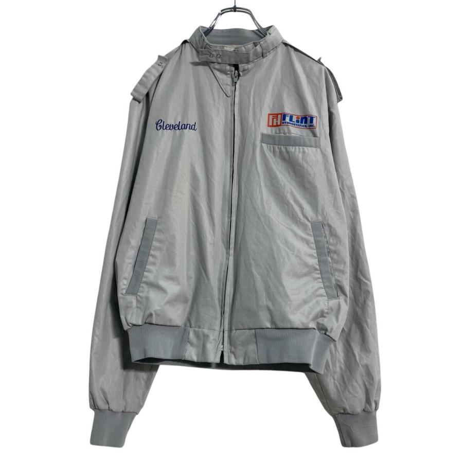 Pla-Jac スイングトップ ジャケット L グレー アメリカ製 企業ロゴ 古着卸 アメリカ仕入 a610-7326 : 古着屋DEN ヤフーショッピング店 - 通販 - Yahoo!ショッピング