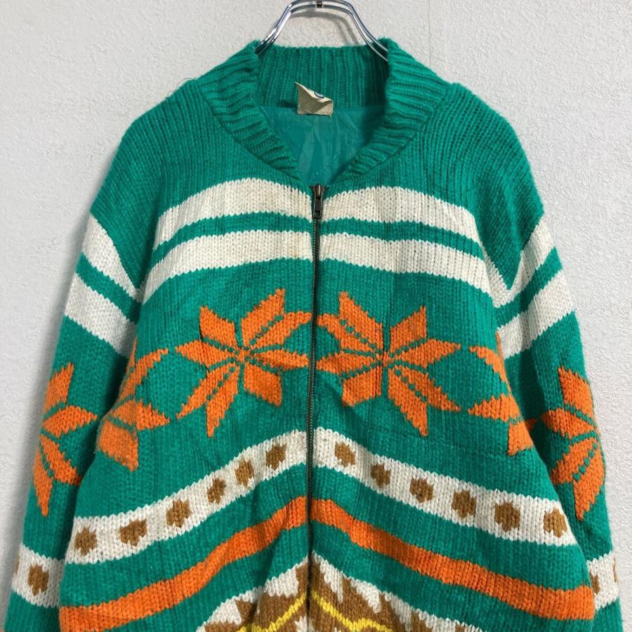 COCOLULU ニット ジャケット XL〜 グリーン オレンジ ホワイト ジップアップ 中綿 カウチン 古着卸 アメリカ仕入 a610-7335 : 古着屋DEN ヤフーショッピング店 ...