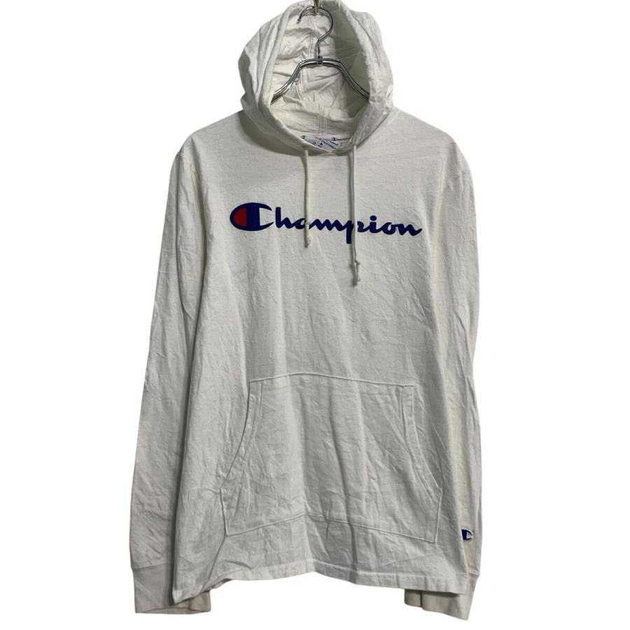 Champion ロゴスウェット パーカー M ホワイト チャンピオン プルオーバー 薄手 古着卸 アメリカ仕入 a611-7582 : 古着屋DEN ヤフーショッピング店 - 通販 ...