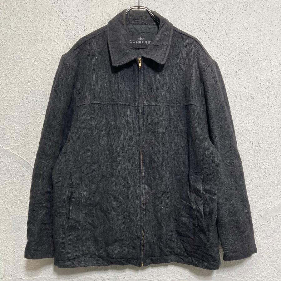 DOCKERS コットンジャケット ドッカーズ XL ブラック ビッグサイズ ブルゾン フルジップ 古着卸 アメリカ仕入 a611-7883 : a611-7883 : 古着屋DEN ヤフー ...