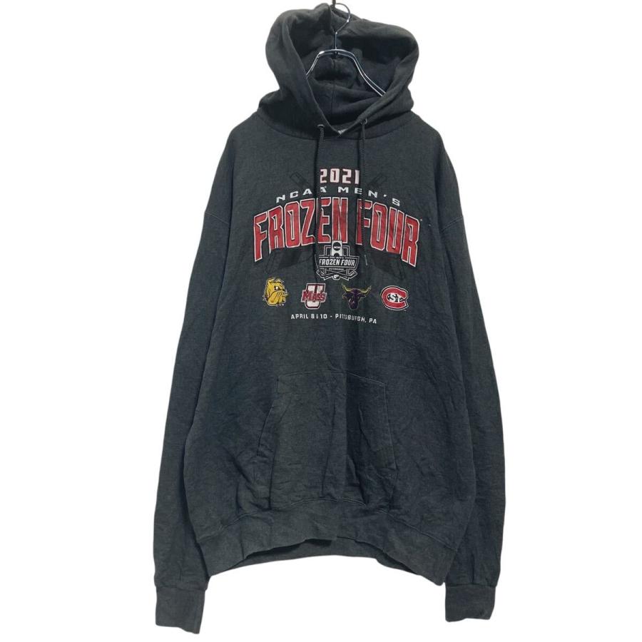 Champion プリントスウェット パーカー L ダークグレー チャンピオン スポーツ プルオーバー 裏起毛 古着卸 アメリカ仕入 a611-8656 : a611-8656 : 古着屋 ...