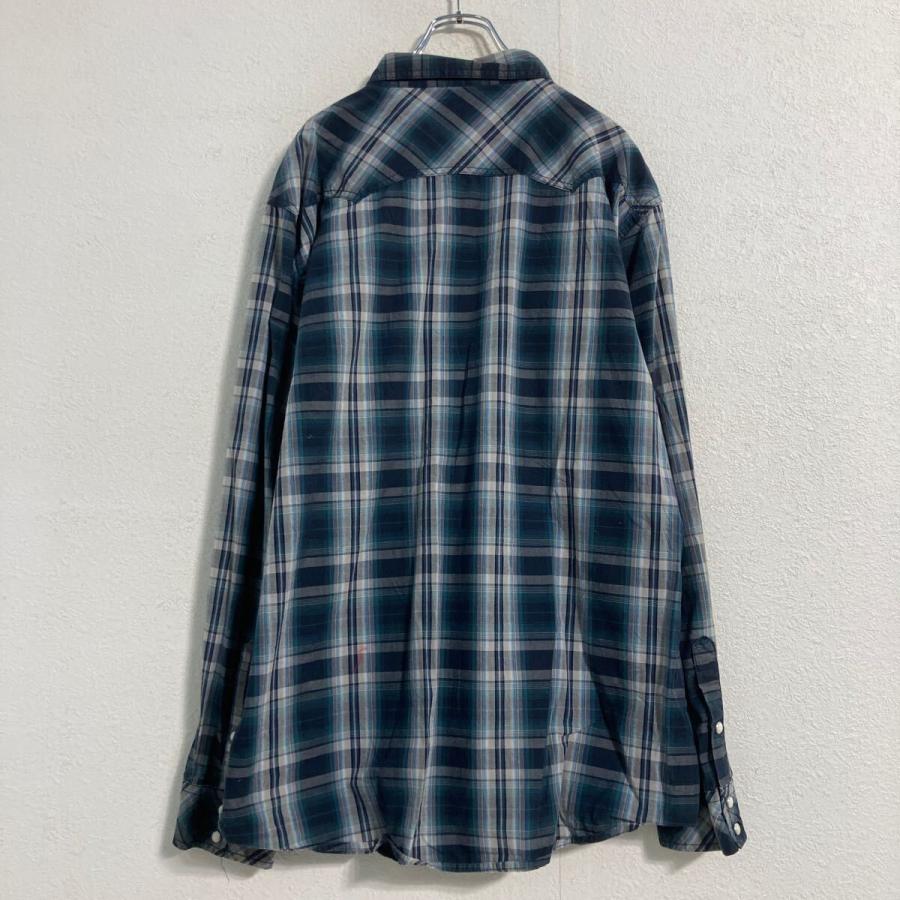WINDRIVER 長袖 チェックシャツ XL ネイビー グリーン ホワイト ウエスタン ビッグサイズ 古着卸 アメリカ仕入 a612-5523 : 古着屋DEN ヤフーショッピング店 ...