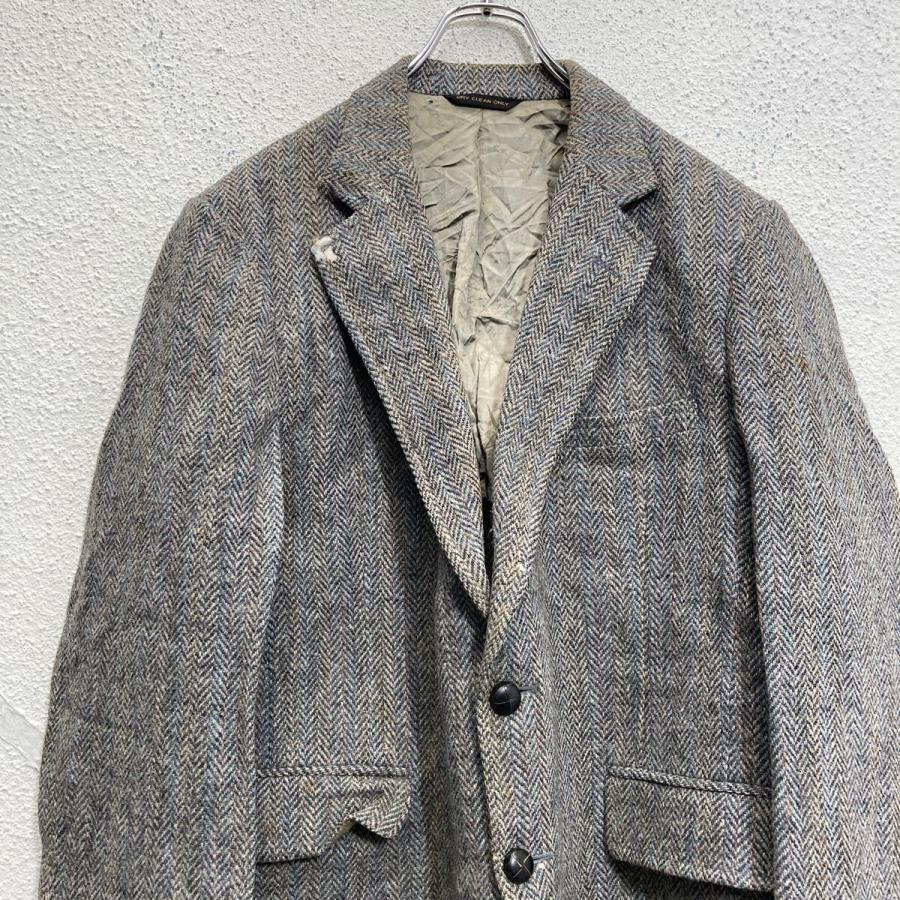 Harris tweed テーラードジャケット ハリスツイード L~ グレー ブレザー フォーマル 古着卸 アメリカ仕入 a612-6045 : a612-6045 : 古着屋DEN ヤフー ...