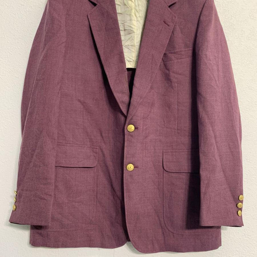 テーラードジャケット L 程 エンジ ボタン アメリカ製 ブレザー ポケット付き 秋冬 アウター 古着卸 アメリカ仕入 a612-6367 : 古着屋DEN ヤフーショッピング店 - 通販 ...