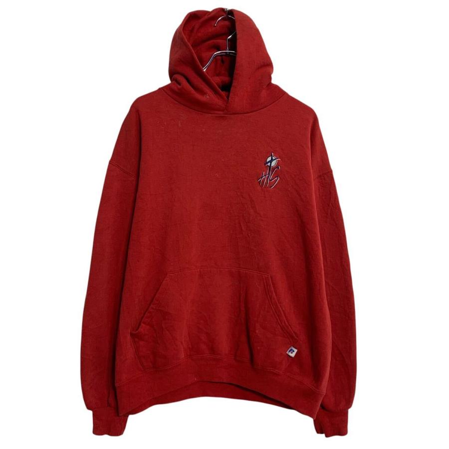 RUSSEL ATHLETIC ロゴスウェット パーカー L レッド ラッセルアスレティック プルオーバー ワンポイント 古着卸 アメリカ仕入 a612-7898 : a612-7898 ...