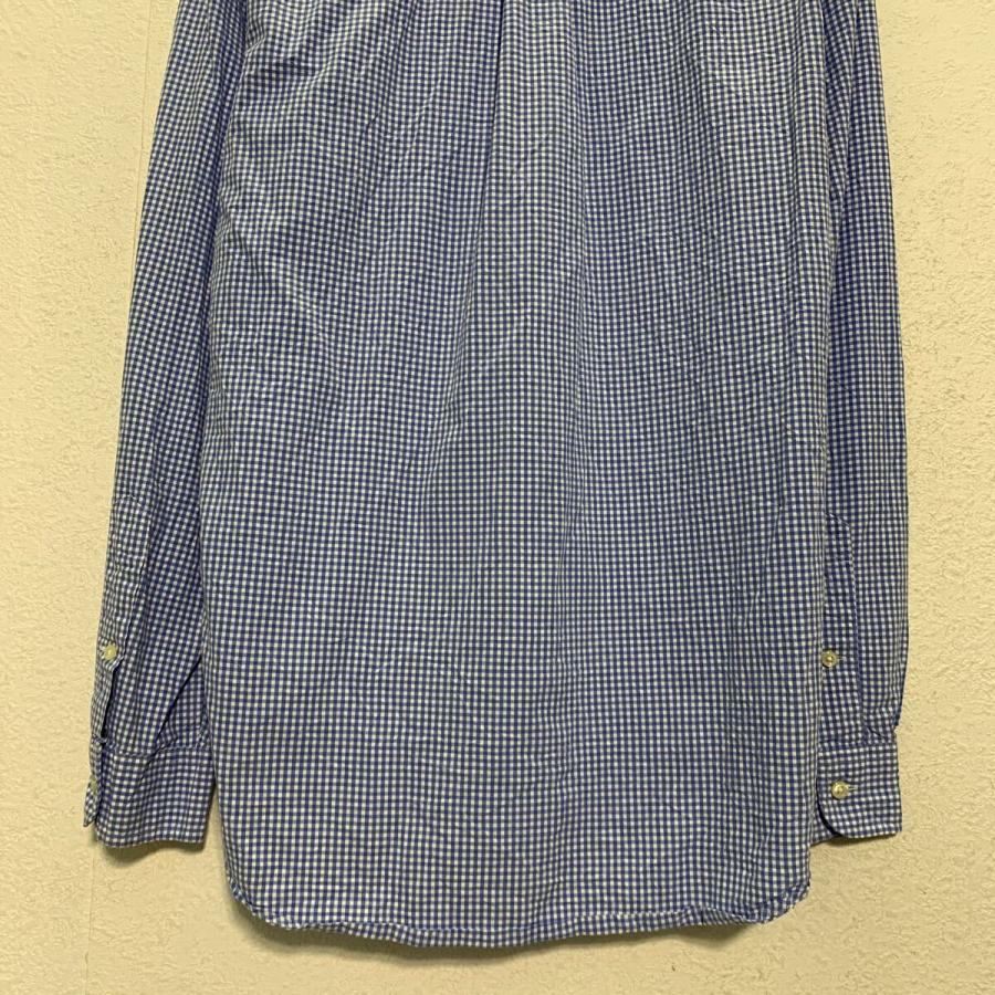 Ralph Lauren 長袖 チェックシャツ M ブルー ホワイト ラルフローレン ボタンダウン ギンガムチェック 古着卸 アメリカ仕入 a701-5027 : 古着屋DEN ヤフー ...