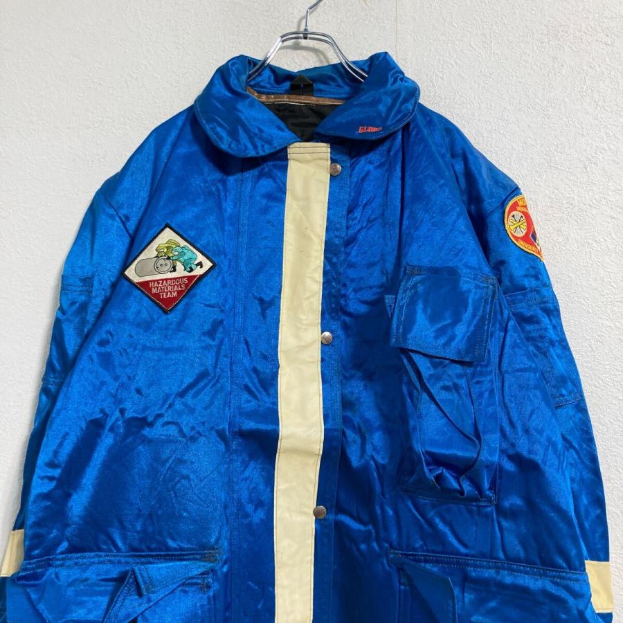 ナイロンジャケット L ブルー ホワイト ワッペン ロング 古着卸 アメリカ仕入 a702-6844 : 古着屋DEN ヤフーショッピング店 - 通販 - Yahoo!ショッピング