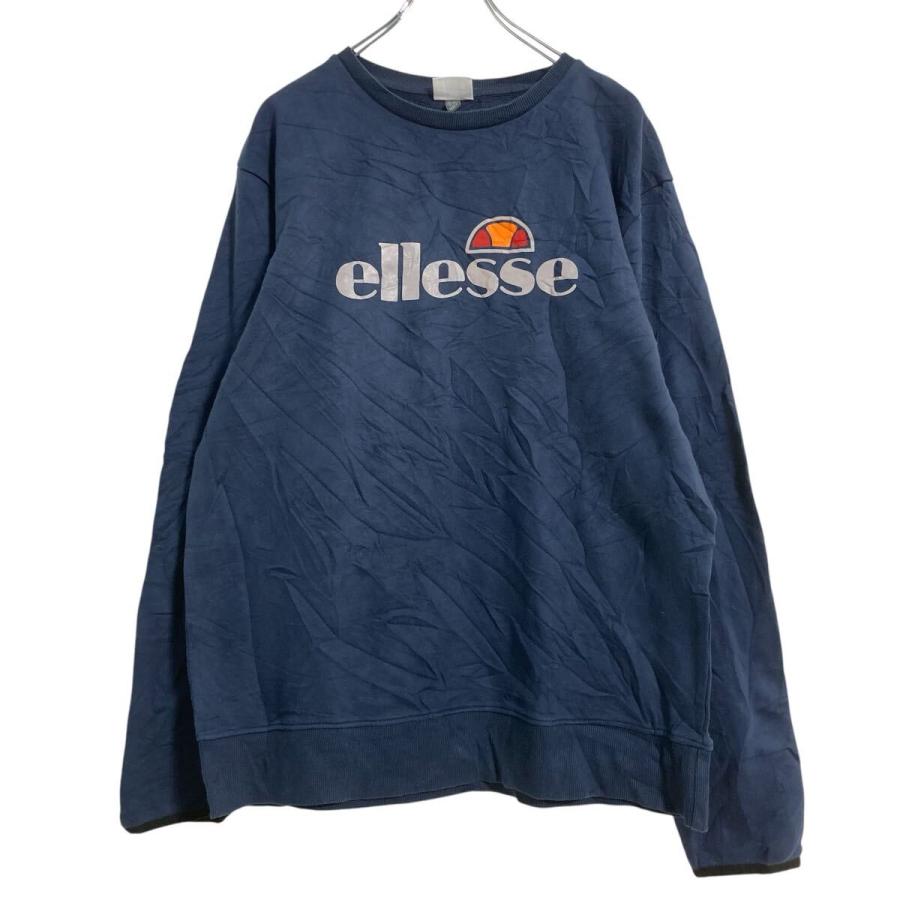 ellesse ロゴスウェット トレーナー M ネイビー エレッセ ロゴプリント 古着卸 アメリカ仕入 a702-6876 : 古着屋DEN ヤフーショッピング店 - 通販 - Yahoo ...