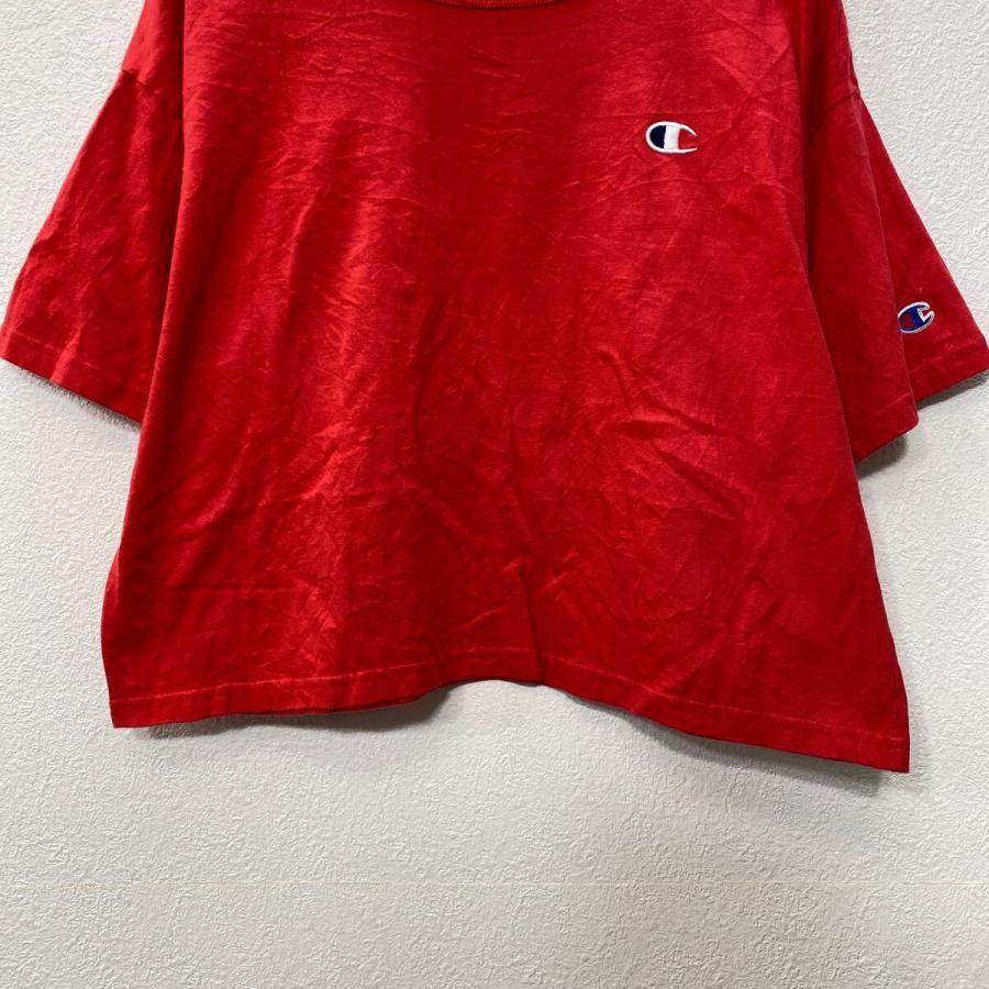 Champion 半袖 ロゴTシャツ レディース L レッド チャンピオン 短丈 バックプリント 古着卸 アメリカ仕入 a704-5336 : 古着屋DEN ヤフーショッピング店 - 通販 ...
