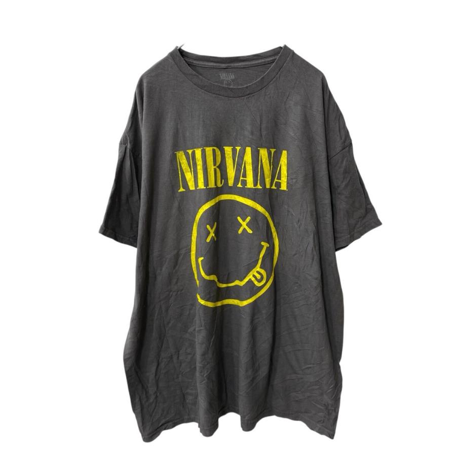 NIRVANA 半袖 プリントTシャツ 2XL グレー ニルヴァーナ バンT ロックT 古着卸 アメリカ仕入 a705-6651 : 古着屋 ...