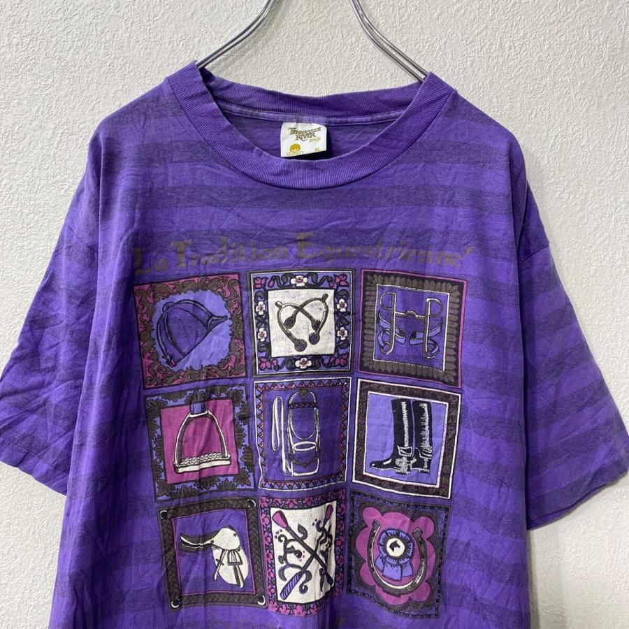 TENNESSEE RIVER 半袖 プリントTシャツ XL パープル ボーダー テネシーリバー USA製 古着卸 アメリカ仕入 a706-5210 : 古着屋DEN ヤフーショッピング店 ...