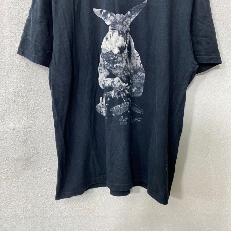 半袖 プリントTシャツ M〜L ブラック ビッグプリント カンガルー アニマルTシャツ 古着卸 アメリカ仕入 a706-5504 : 古着屋DEN ヤフーショッピング店 - 通販 ...