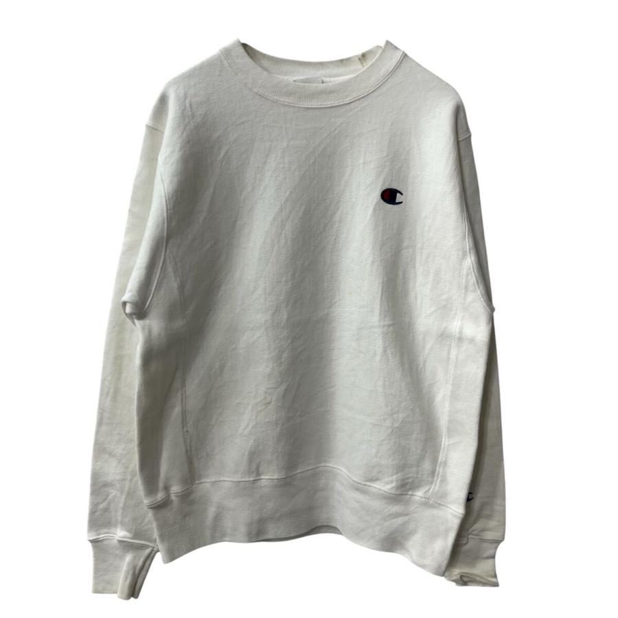 Champion ロゴスウェット トレーナー S ホワイト チャンピオン リバースウィーブ スウェットカットソー 古着卸 アメリカ仕入 a709-5151 : 古着屋DEN ヤフーショッピング ...