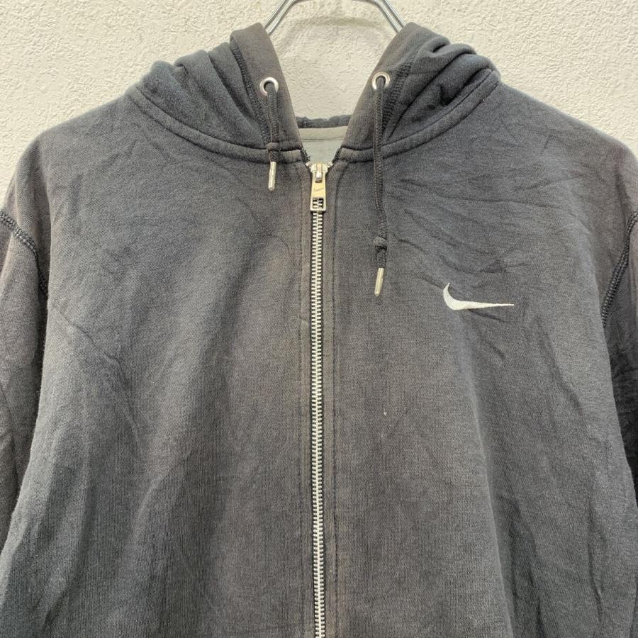 NIKE ロゴスウェット パーカー L ブラック ホワイト ナイキ ジップアップ フーディー 刺繍ロゴ ワンポイント 無地パーカー 秋物 a711-5343 : 古着屋DEN ヤフー ...
