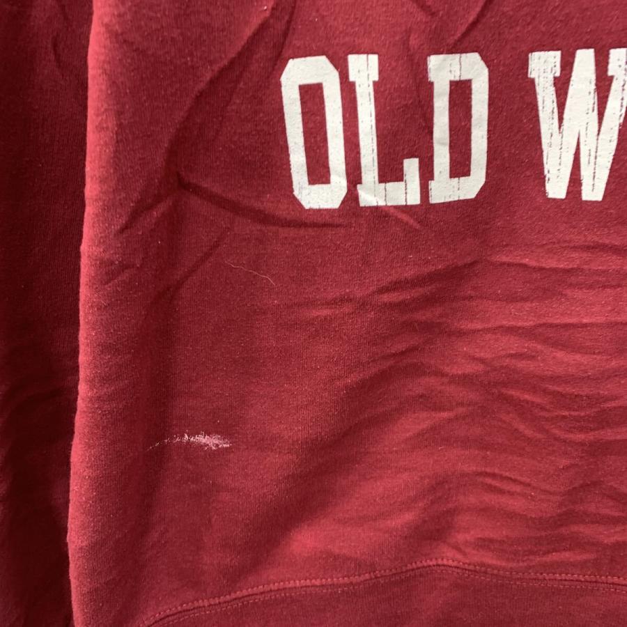 Champion プリントスウェット トレーナー L ワインレッド ホワイト チャンピオン プルオーバー ビッグプリント スウェット 秋物 ...