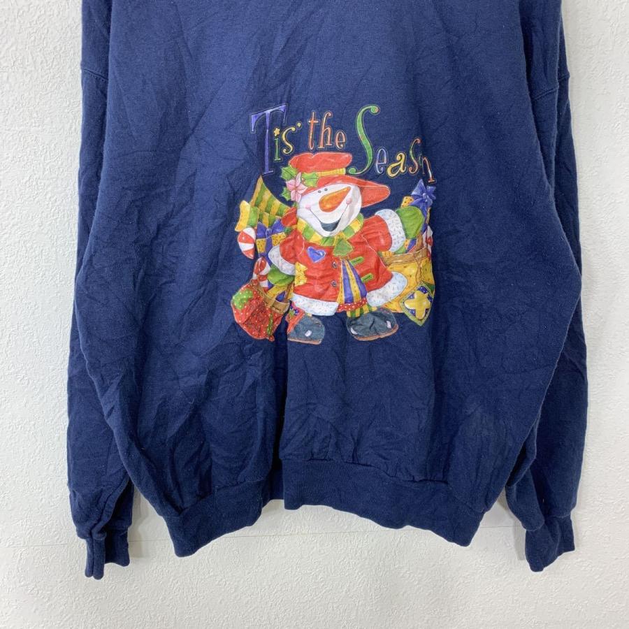 スウェットトレーナー レディース Lサイズ プリントロゴ クリスマス スノーマン ネイビー 古着卸 アメリカ仕入 t2110-4513 : 古着屋DEN ヤフーショッピング店 - 通販 ...