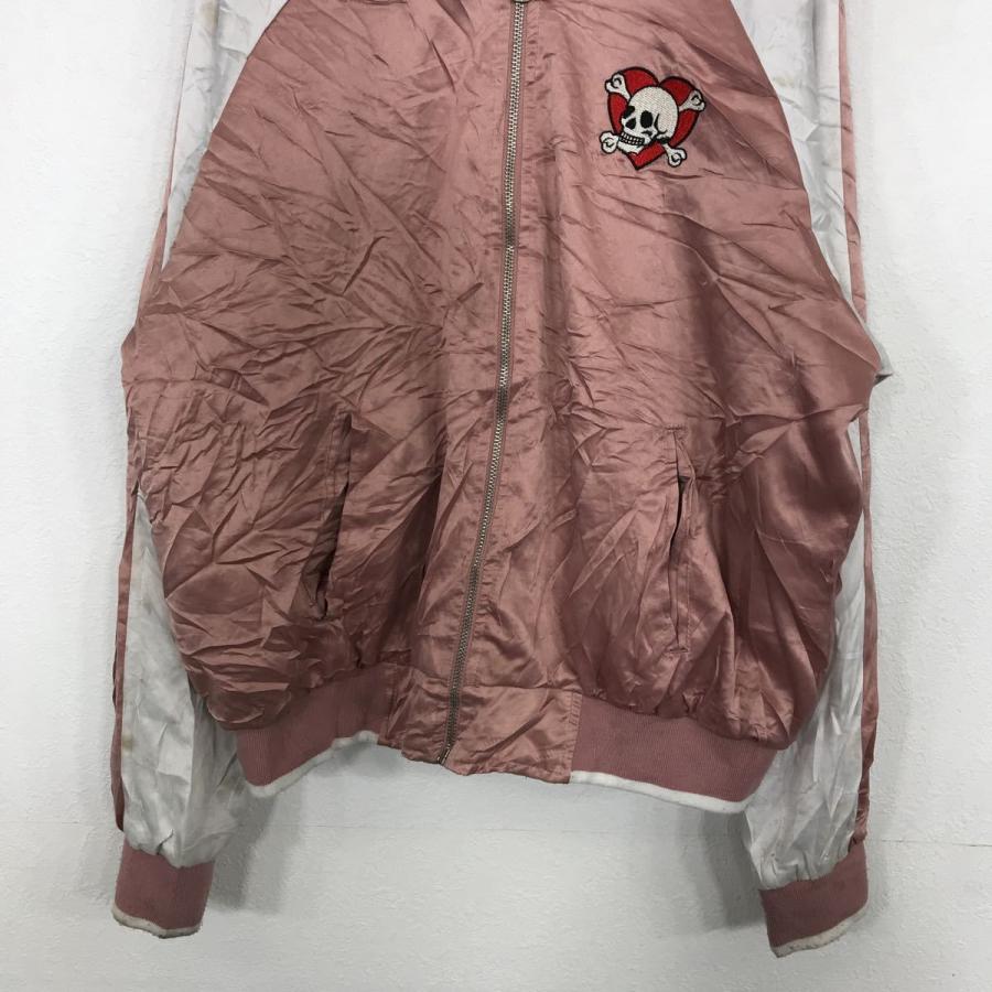 ADAM LEVINE スカジャン レディース L ピンク ジャケット ブルゾン ジップアップ バックプリント 古着卸 アメリカ仕入 t2111-4936 : 古着屋DEN ヤフーショッピング ...