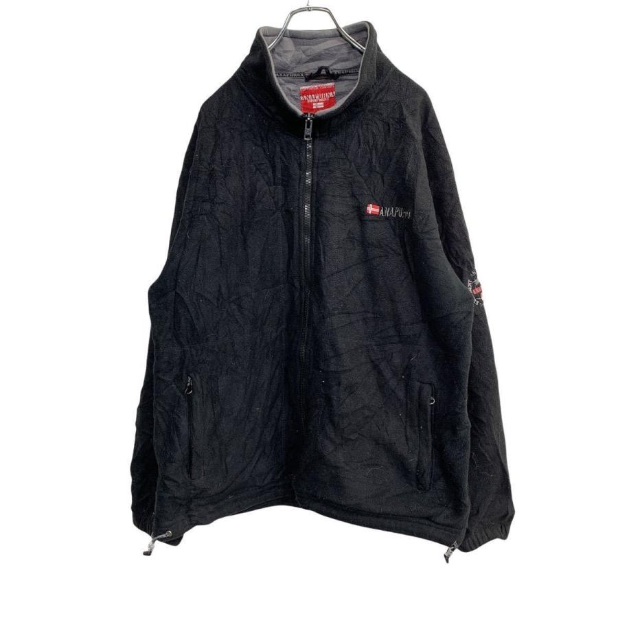 ANAPURNA ジップアップ フリースジャケット Mサイズ ブラック 古着卸 アメリカ仕入 t2201-4098 : 古着屋DEN ヤフーショッピング店 - 通販 - Yahoo!ショッピング