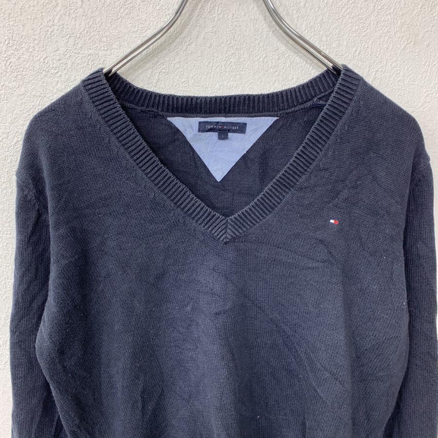 TOMMY HILFIGER Vネックセーター Lサイズ トミーヒルフィガー 薄手 ネイビー 古着卸 アメリカ仕入 t2203-3769 : 古着屋DEN ヤフーショッピング店 - 通販 ...