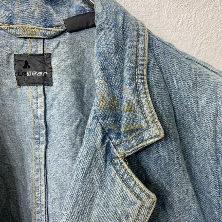 テーラードジャケット S~Mサイズ デニムジャケット ライトブルー 古着卸 アメリカ仕入 t2205-3049 : 古着屋DEN ヤフーショッピング店 - 通販 - Yahoo!ショッピング