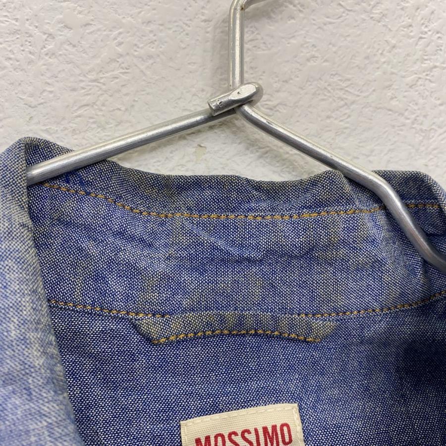 MOSSIMO 半袖ウエスタンシャツ Mサイズ モッシモ ダンガリーシャツ ブルー 古着卸 アメリカ仕入 t2206-3781 :t2206-3781:古着屋DEN ヤフーショッピング店 ...