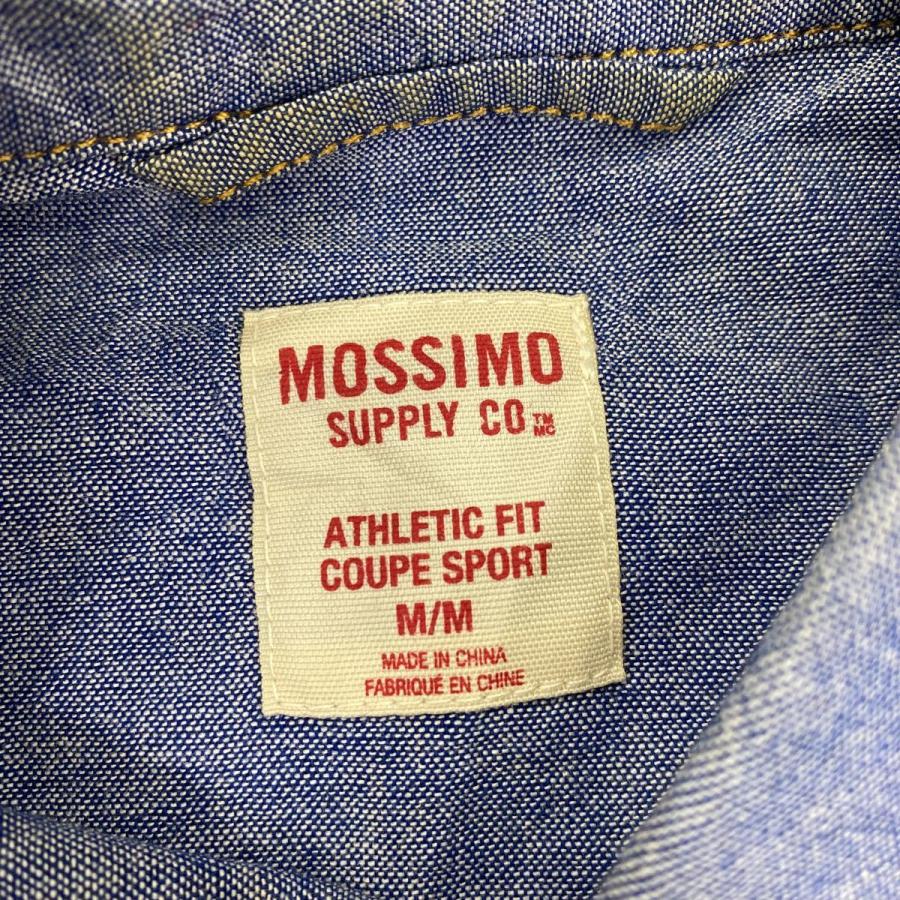 MOSSIMO 半袖ウエスタンシャツ Mサイズ モッシモ ダンガリーシャツ ブルー 古着卸 アメリカ仕入 t2206-3781 : 古着屋DEN ヤフーショッピング店 - 通販 - Yahoo ...